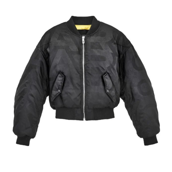 Marc Jacobs | Jackets & Coats | Very Rare Marc Jacobs Cropped Monogram Bomber Jacket | Poshmark